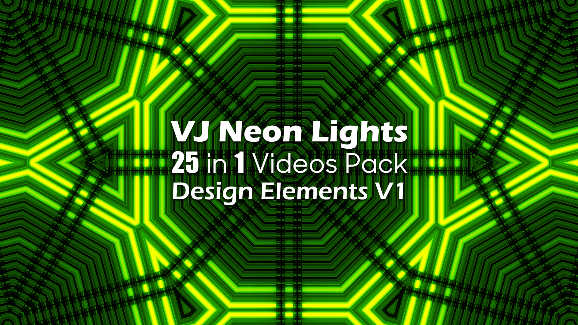 VJ Neon Lights Design Elements v1