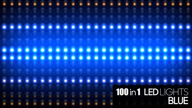 100 LED Lights Blue